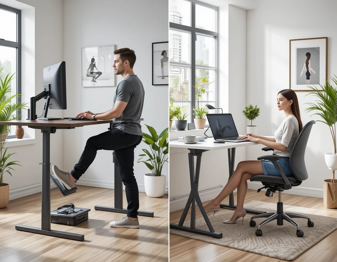 Standing Desk vs. Sitting Desk: What’s Better for Remote Workers ...